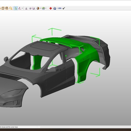 Download 3D printer designs Tesla Model S Body for print ・ Cults