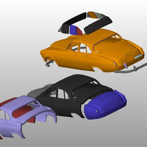 Download STL file Jaguar MkX Body For Print • 3D print model ・ Cults