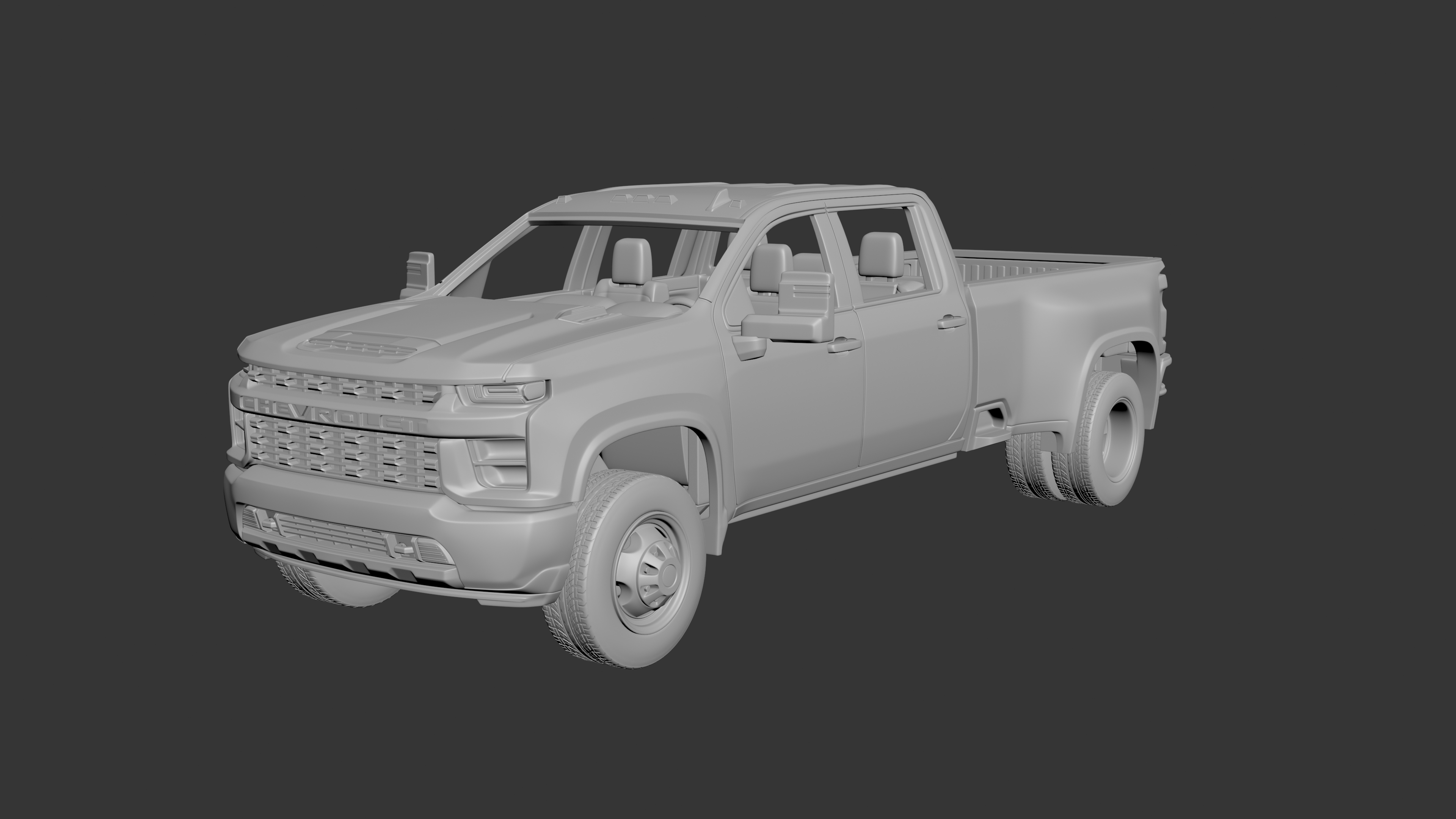 3D file Chevrolet Silverado Dually 3500 2022 🚙・3D print design to ...