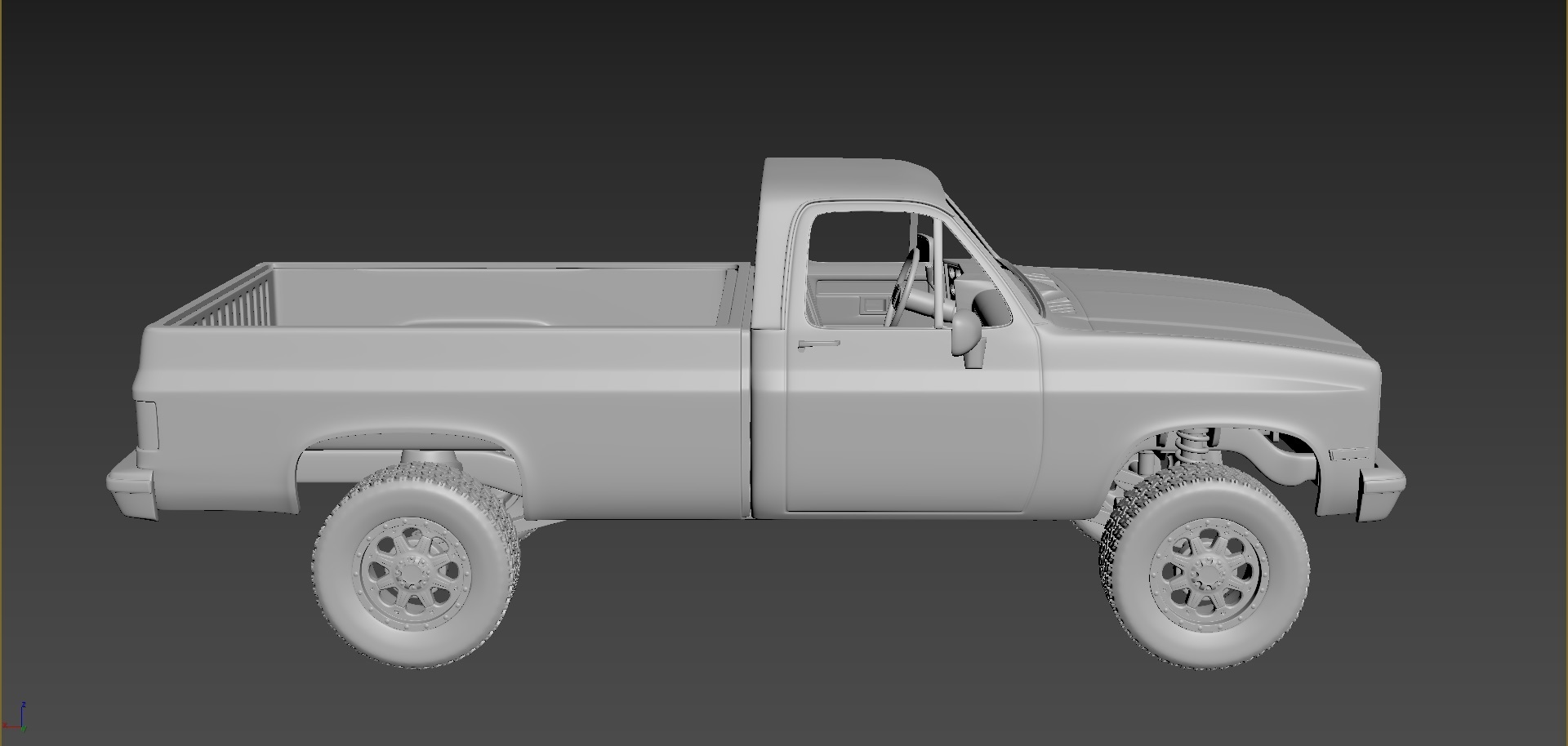 3D file Chevrolet C/K Regular Cab 1986・3D printing idea to download・Cults