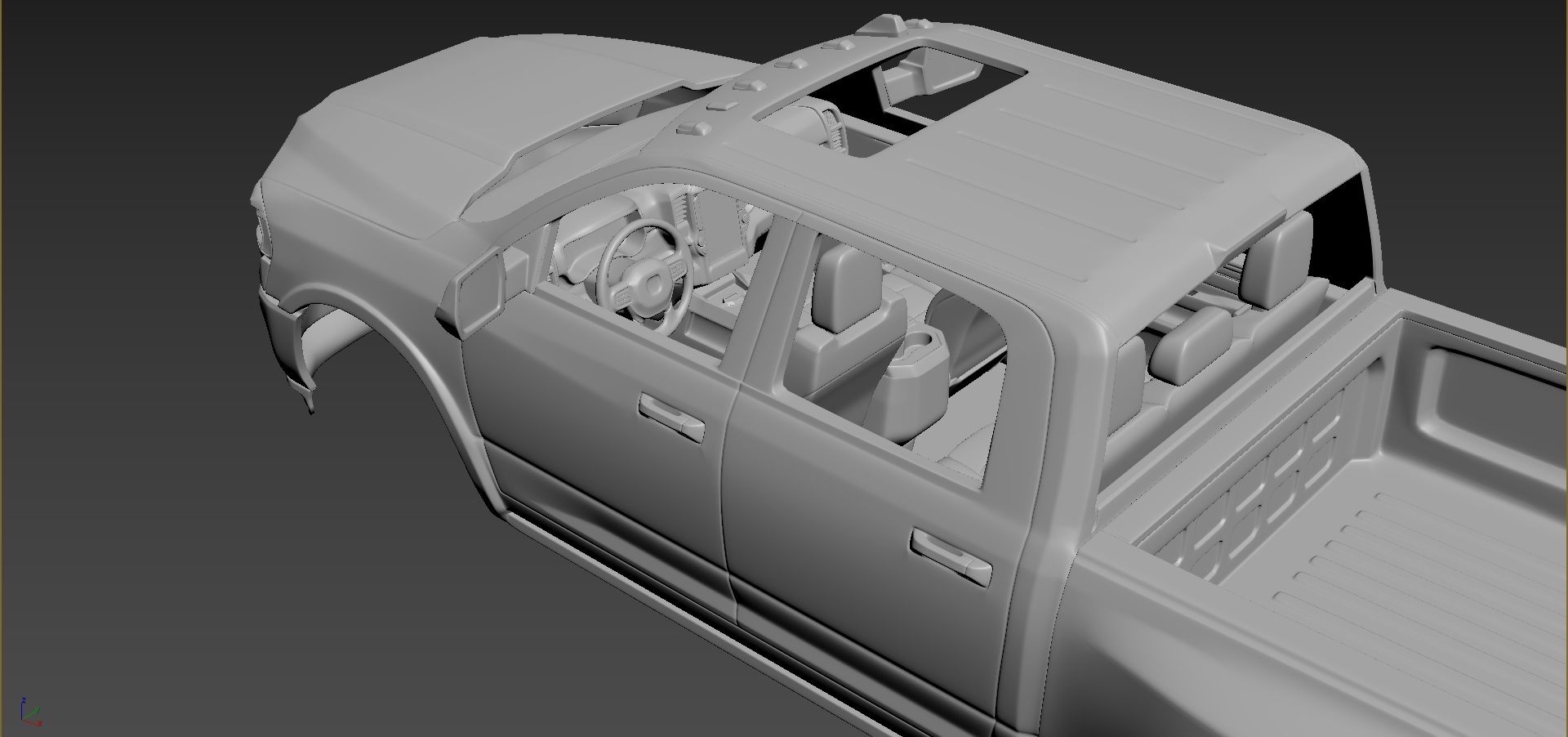 3D file Dodge Ram 3500 2020 Body For Print 🐏・3D printer design to ...