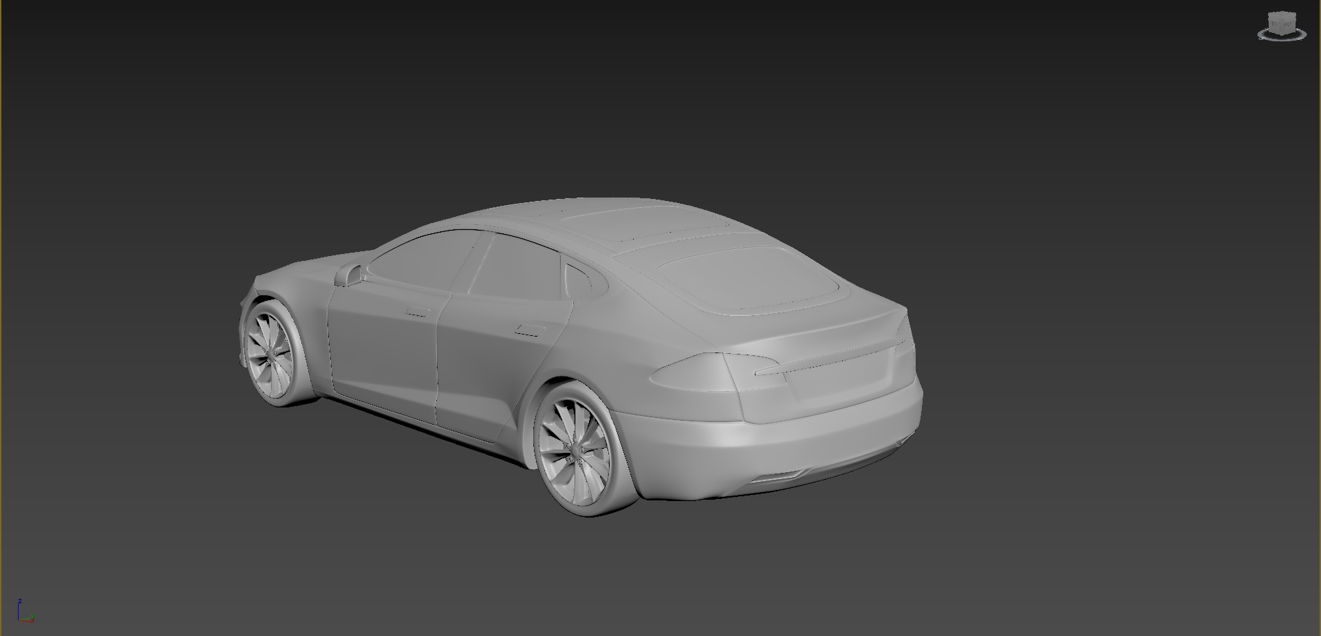 3D file Tesla Model S on a small scale 🤏・Model to download and 3D print ...