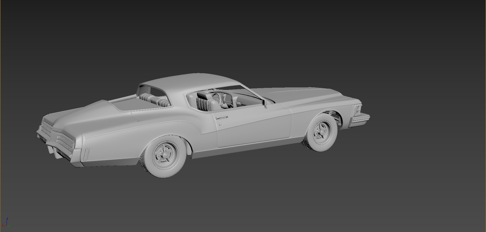 3D file Buick Riviera 1973 🚗・Model to download and 3D print・Cults