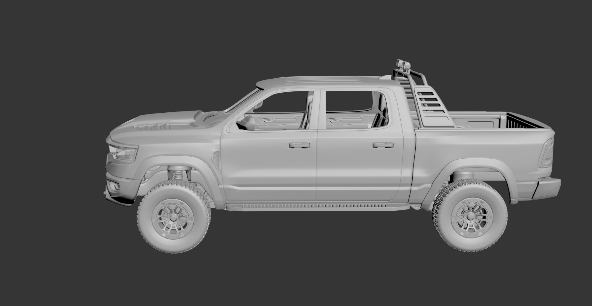 3D file Dodge Ram 1500 TRX 2021 🐏・3D printer design to download・Cults