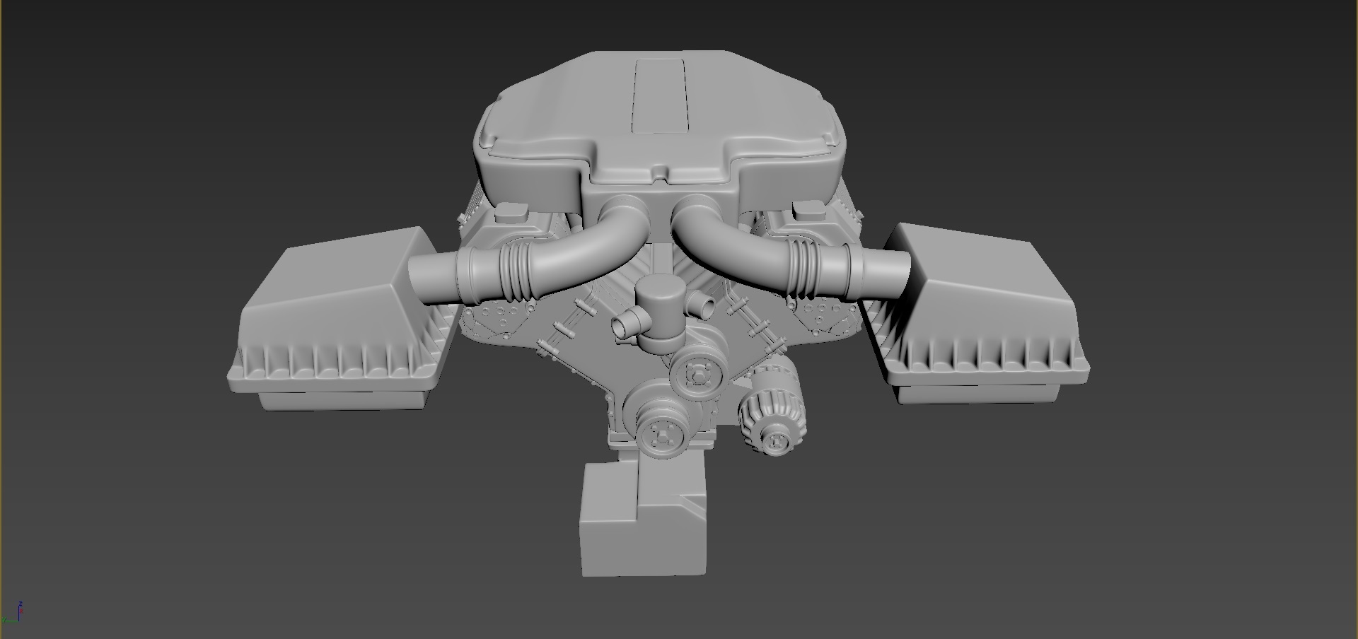 3D file BMW Engine S62B50 1:24 🚗・3D print object to download・Cults