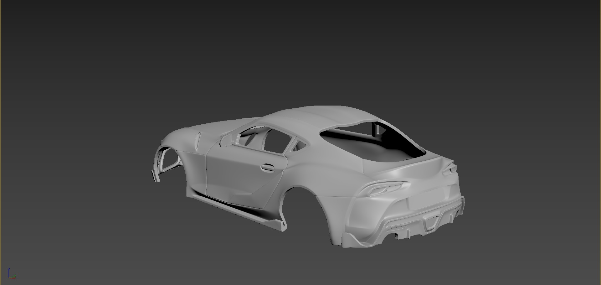 3D file Toyota Supra 2021 Body For Print・3D printable model to download ...