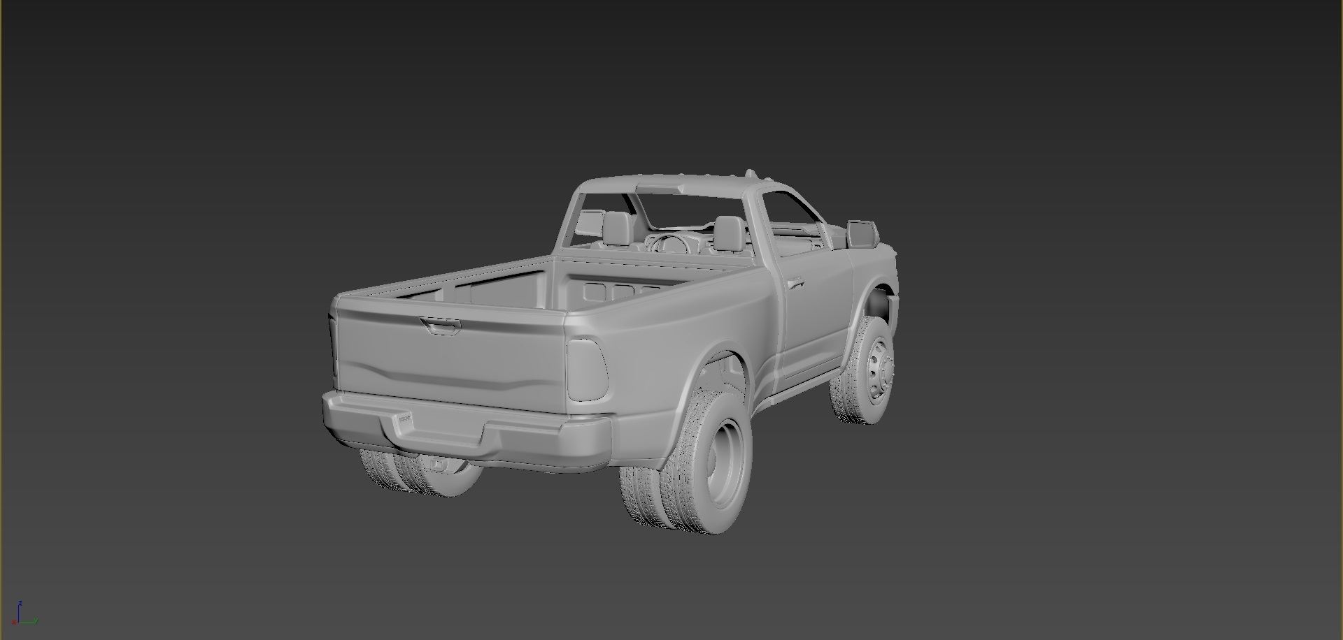 3D file Dodge Ram 3500 2020 Regular Cab・3D printer model to download・Cults