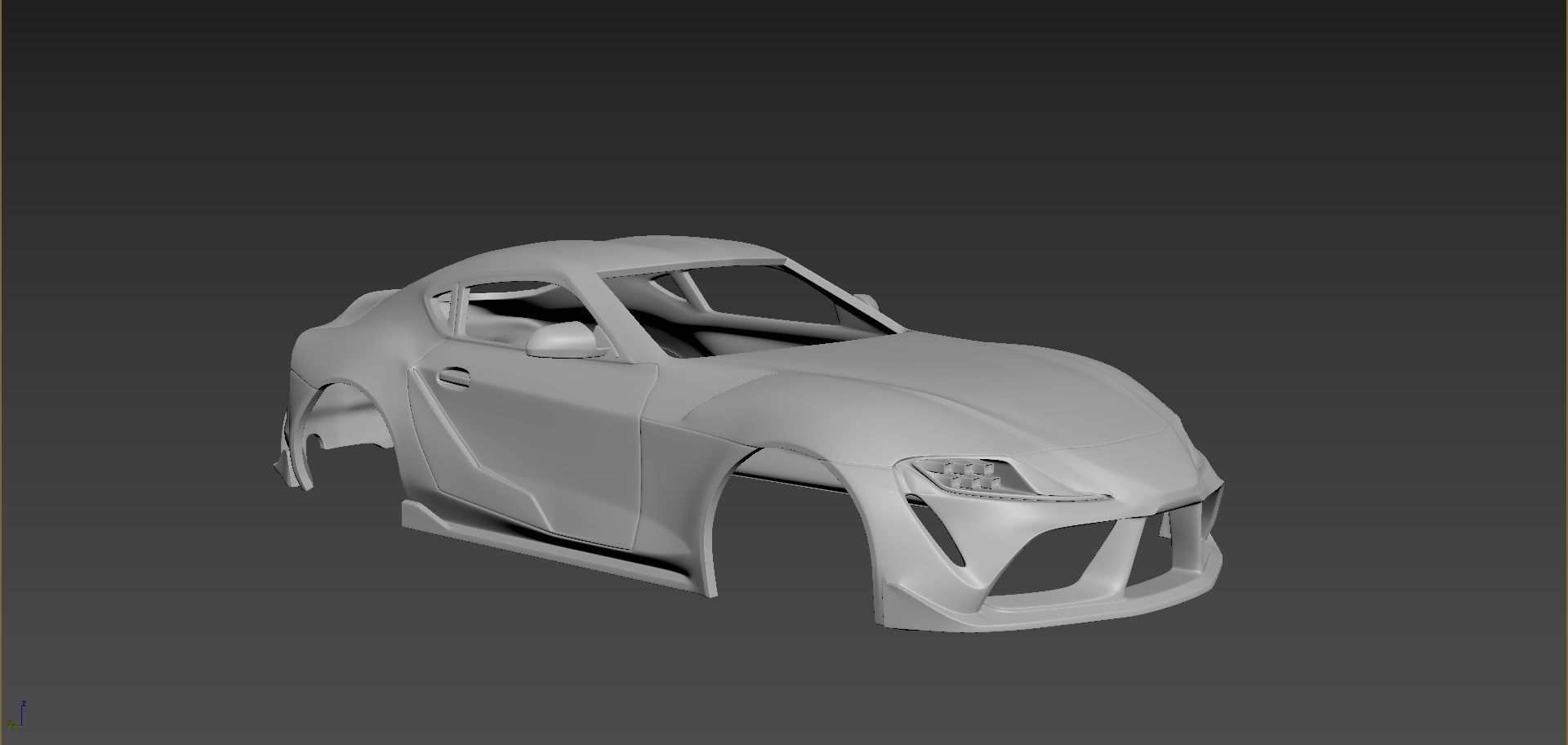 3D file Toyota Supra 2021 Body For Print・3D printable model to download ...