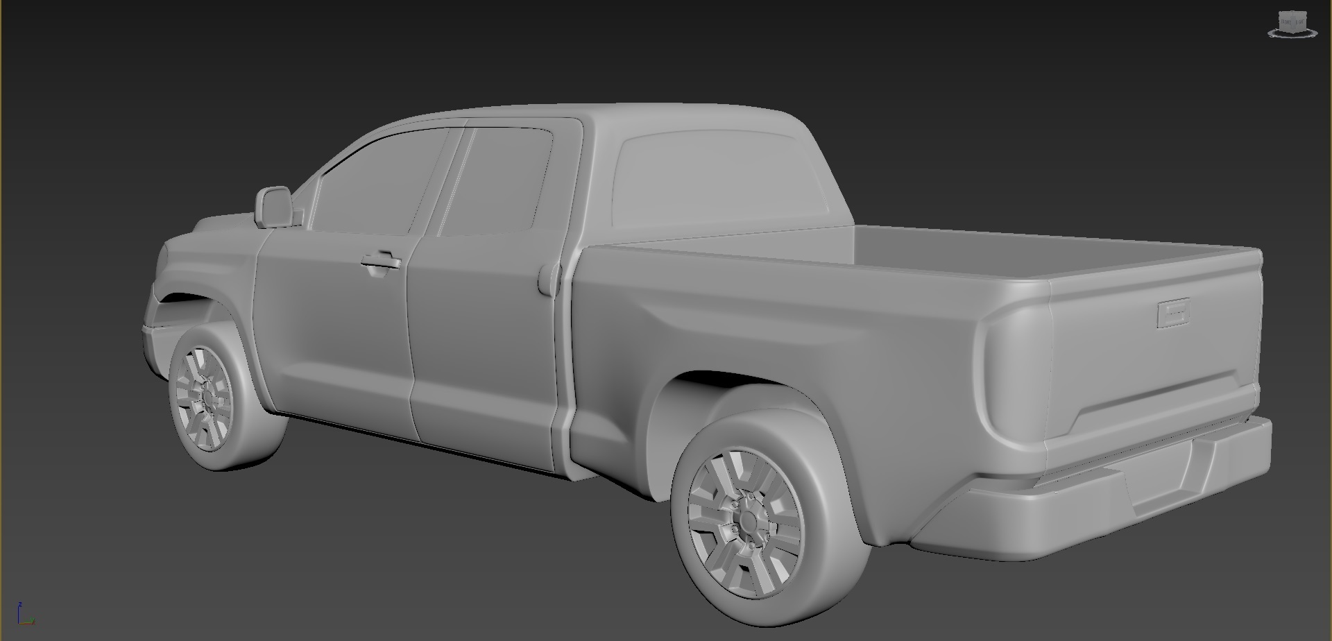 3D file Toyota Tundra 2020 on a small scale・3D printable model to ...