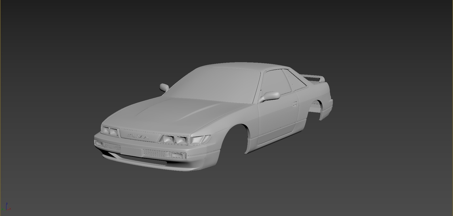 3D file Nissan Silvia S13・3D printer model to download・Cults