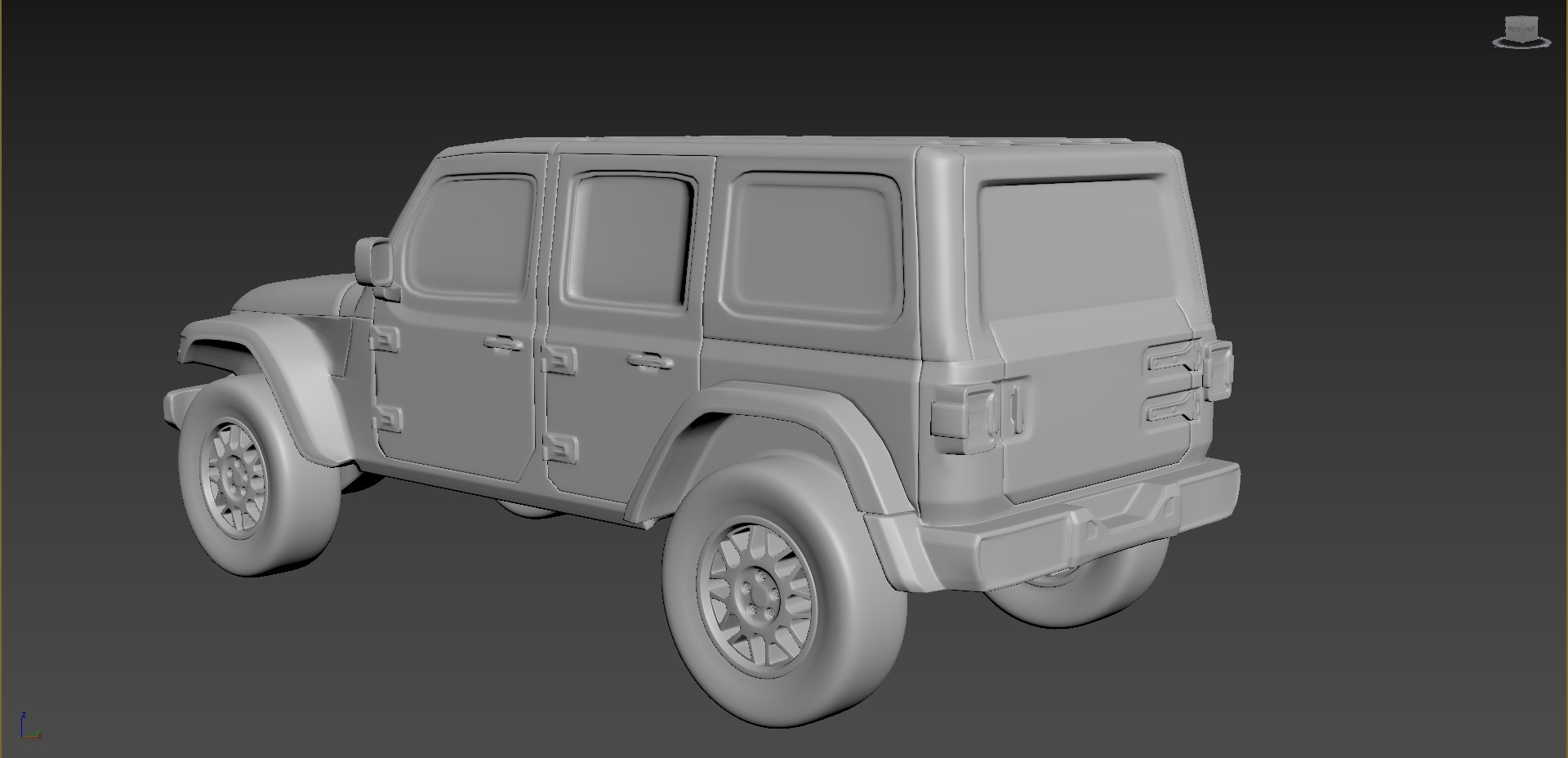 Free 3D file Jeep Wrangler Unlimited 2019 on a small scale 🤏・3D ...
