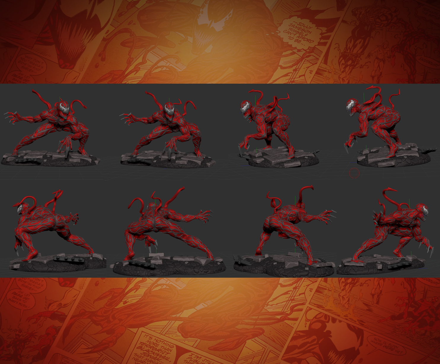 STL file CARNAGE・3D printer design to download・Cults