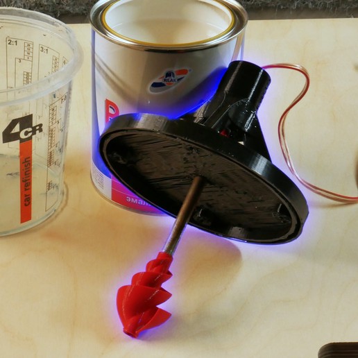 Download free STL file Lily Impeller paint mixer (Lets Print Youtube ...