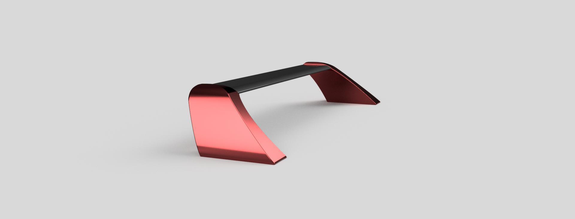 STL file Car spoiler for any sedan (real life size) 🚗・Template to ...