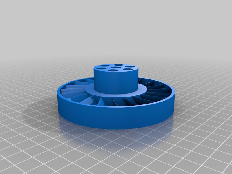 Free 3D file 3D Printed Turbine (VIDEO)・Template to download and 3D ...