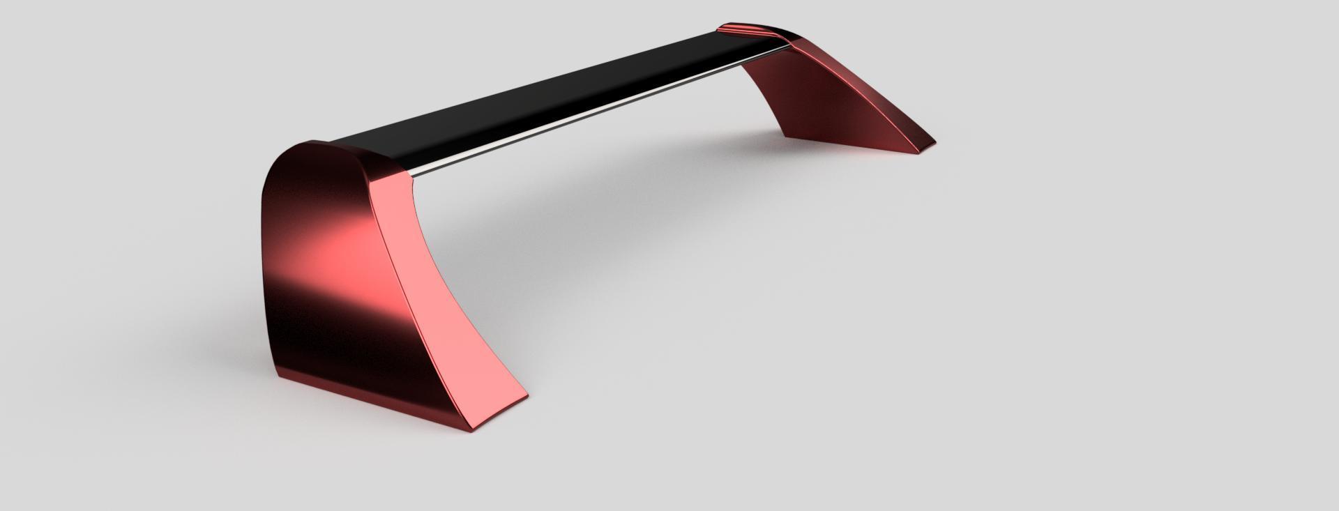 STL file Car spoiler for any sedan (real life size) 🚗・Template to ...