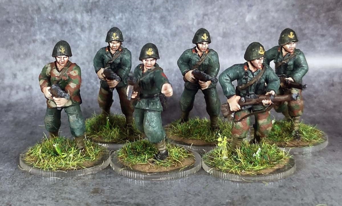 3D file 28mm Italian reinforced platoon・3D printer design to download・Cults