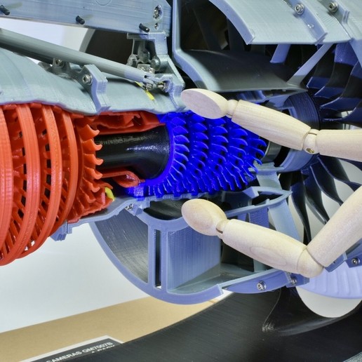 Download free STL file High Bypass Engine Nacelle • 3D printer object ...