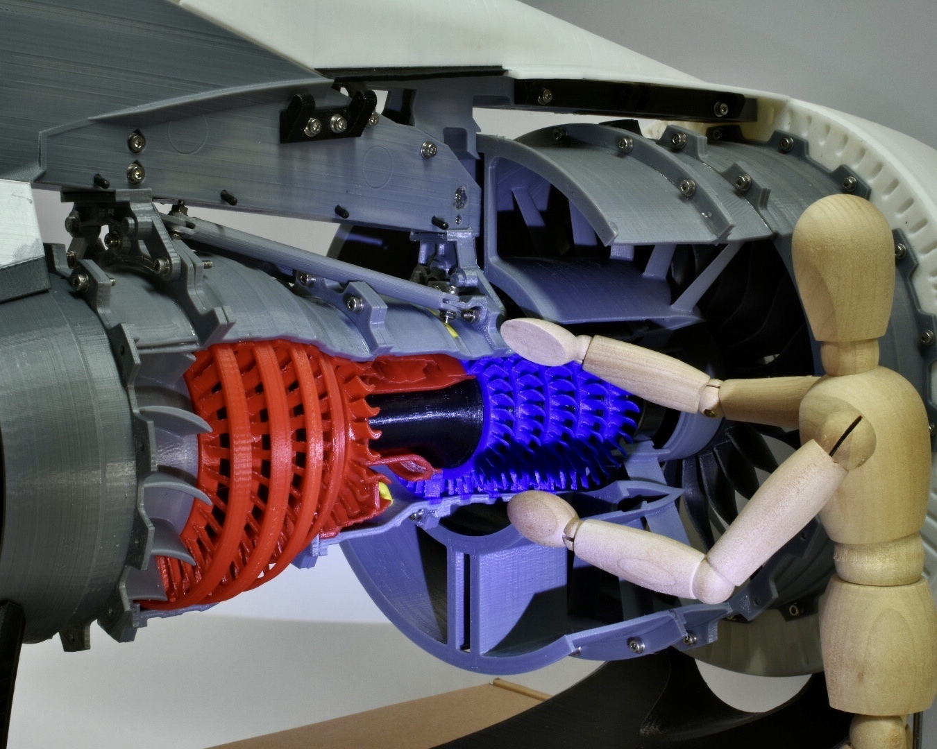 STL file High Bypass Engine Nacelle 📱・3D print design to download・Cults