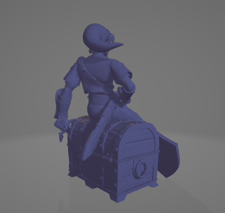 STL file The Legend of Zelda: Link 🔗・3D printing model to download・Cults