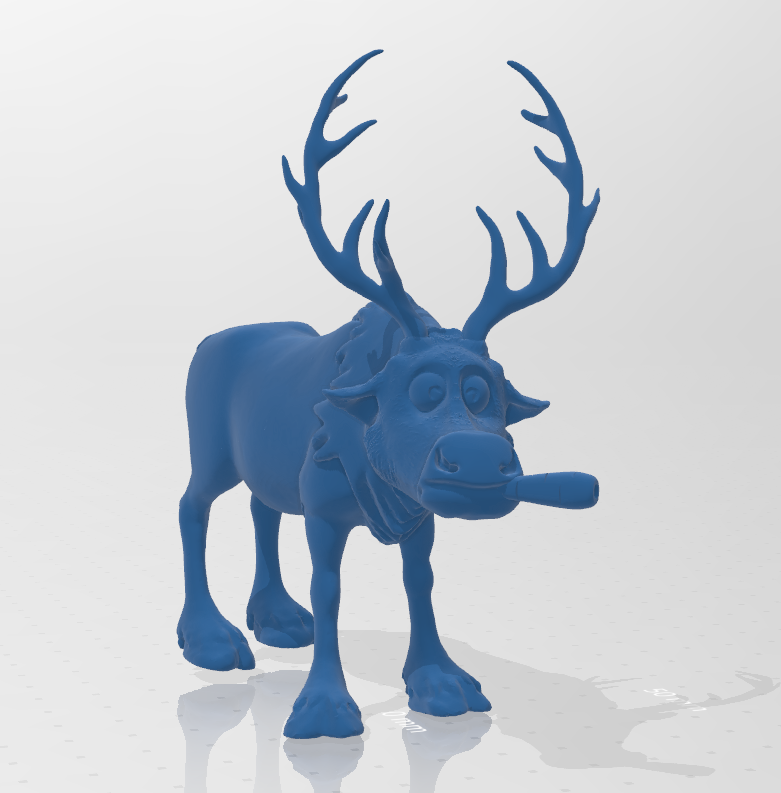 Télécharger fichier STL Sven eat carrot (Frozen2) • Plan pour ...