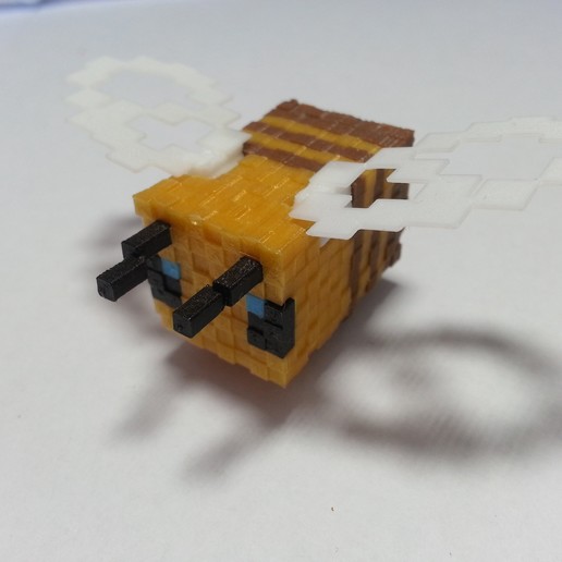 Download STL file Minecraft Bee • 3D printer model ・ Cults