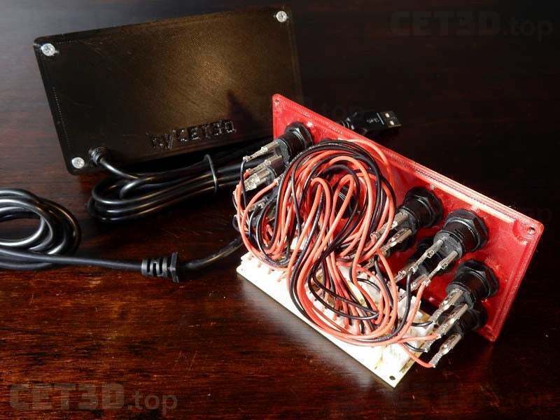 Free STL file BP12 Button Box - USB - DIY・3D printing template to ...