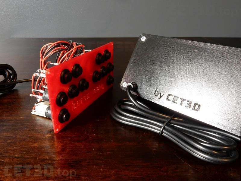 Free STL file BP12 Button Box - USB - DIY・3D printing template to ...