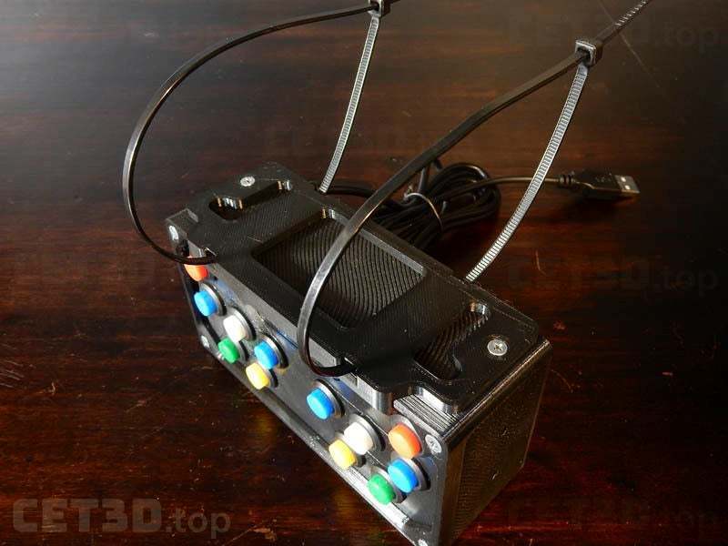 Free STL file BP12 Button Box - USB - DIY・3D printing template to ...