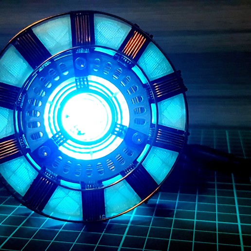 Download 3D printing models DIY Iron Man Arc reactor ・ Cults