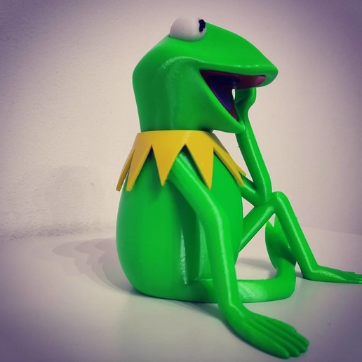 3D printer Kermit the Frog • made with Artillery Sidewinder X1 ・ Cults