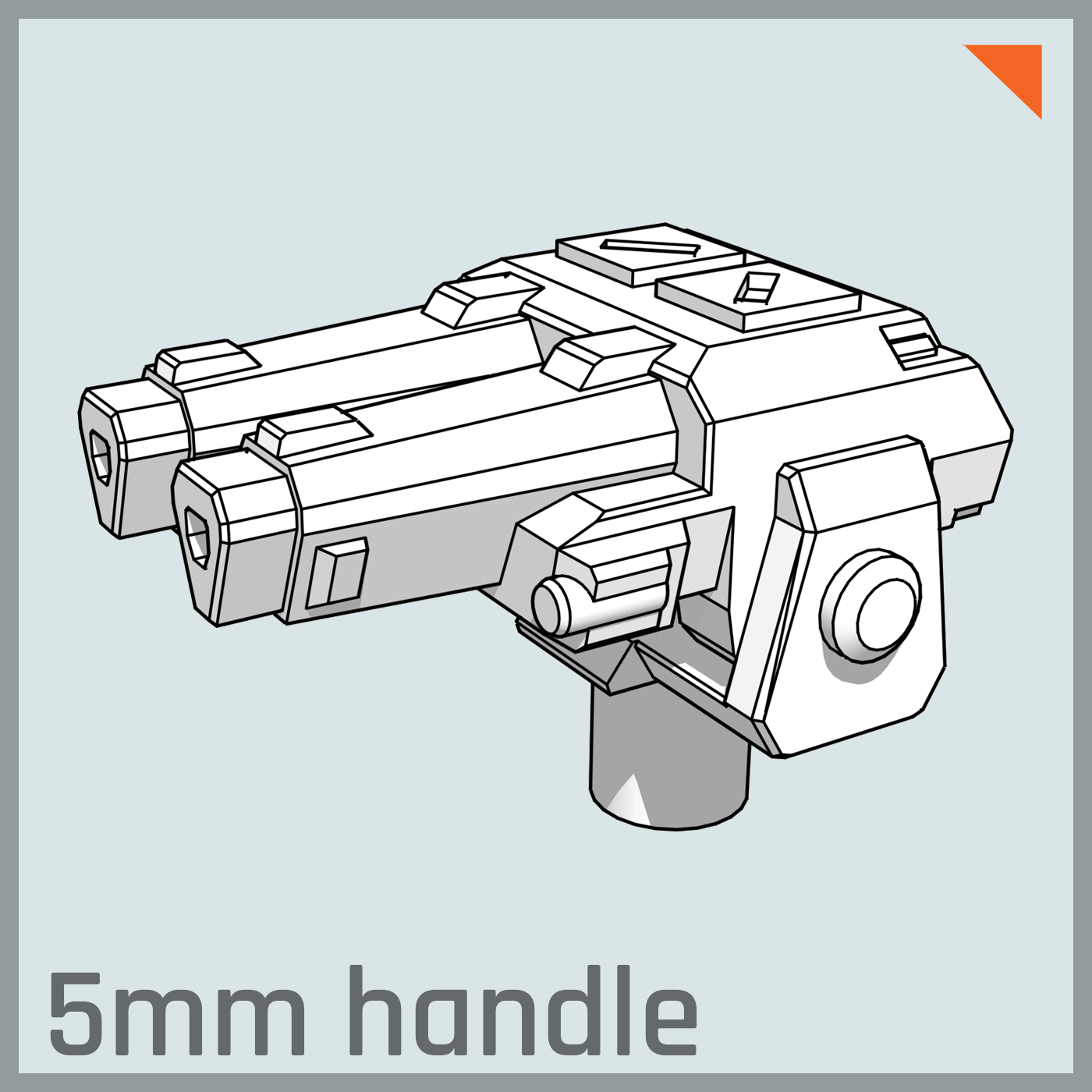 STL file Transformers Vehicle Turret (5mm post)・3D printable model to ...