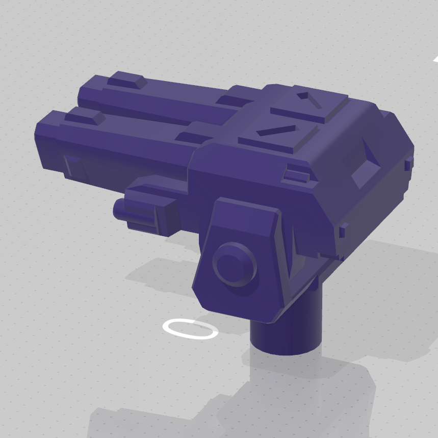 STL file Transformers Vehicle Turret (5mm post)・3D printable model to ...