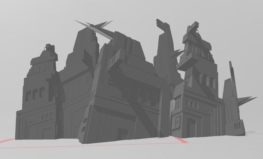 STL file BROLY DRAGON BALL Z DBZ BUILDINGS・3D printable model to ...