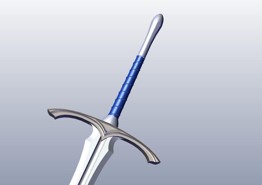 3D file Glamdring Sword・3D print design to download・Cults