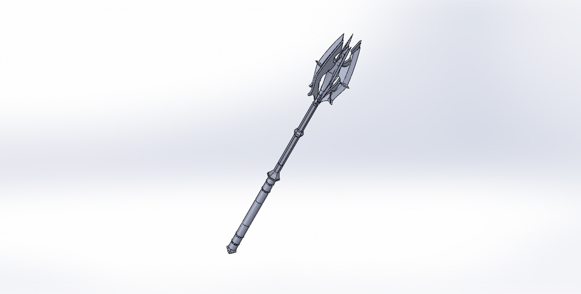3D file Mace of Sauron・3D printer model to download・Cults