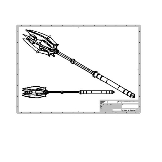 Download 3D printer designs Mace of Sauron ・ Cults