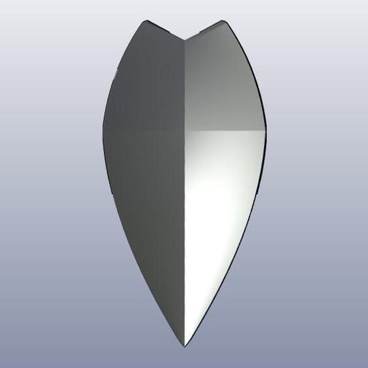 Download STL file Chitin Shield • 3D print model ・ Cults
