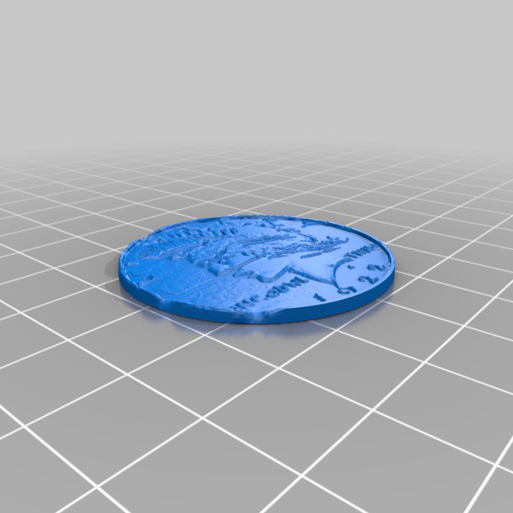 Free OBJ file Two Face Coin・3D printing design to download・Cults