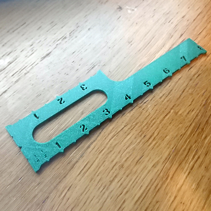 Free 3D file TOOTH RULER - measure stick for miniature games・3D printer ...