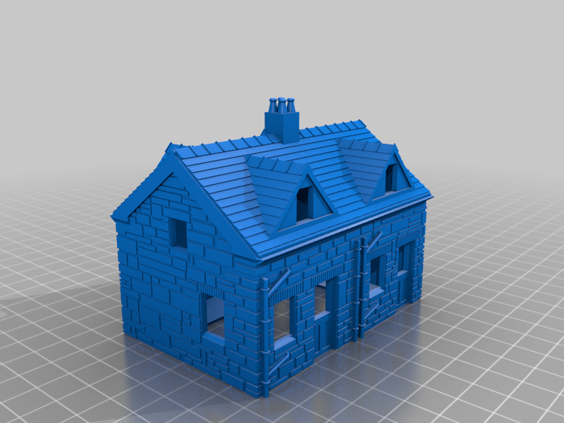 Free 3D file Slate Cottage House - pipe fix・3D printable model to ...