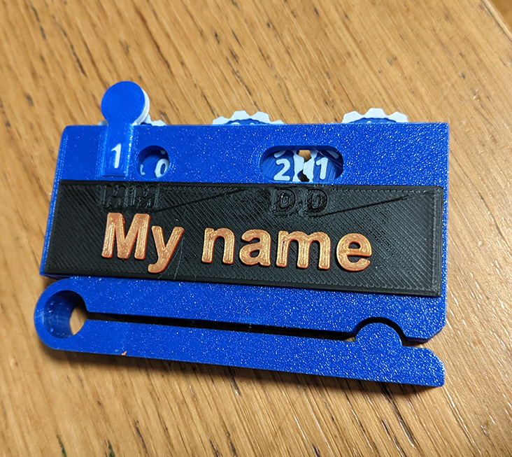 Free 3D file Fridge tag - name and date 📅・Object to download and to 3D ...