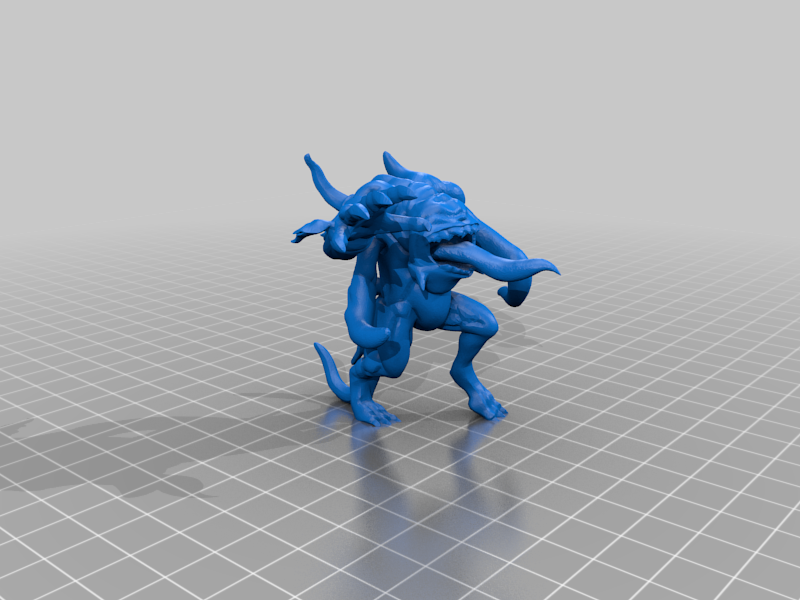 Free 3D file Chaos spawn - pink horror remix・3D printer model to ...
