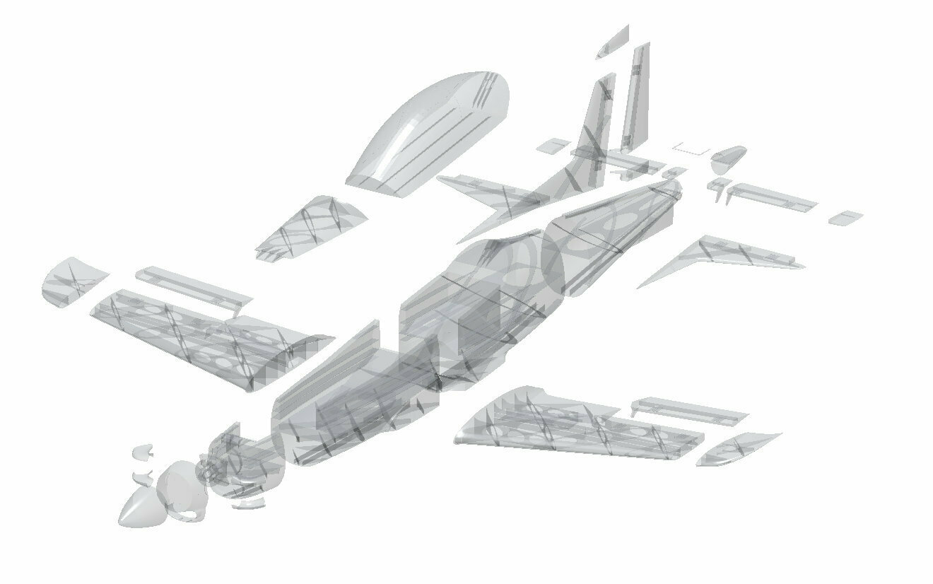 3D file PILATUS PC-21 600mm 🎛️・3D printing idea to download・Cults