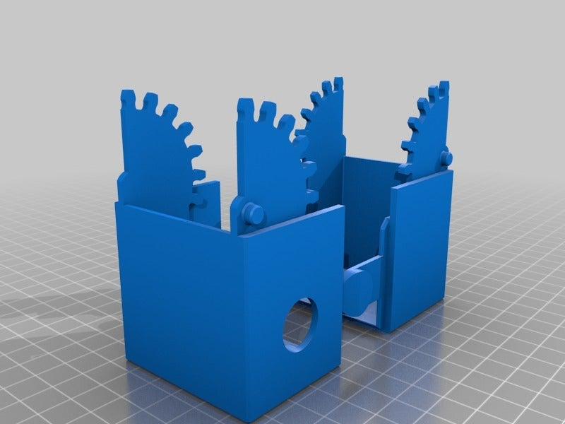 Free STL file CCG geared card box (updated) 📦・Object to download and to ...