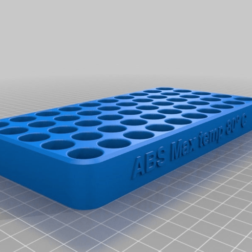 Download free 3D printer designs Vial rack for 4 ml (15x45mm) or 12 ml ...