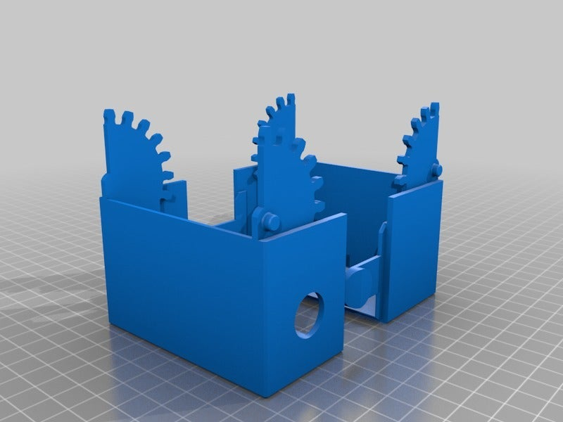 Free STL file CCG geared card box (updated) 📦・Object to download and to ...