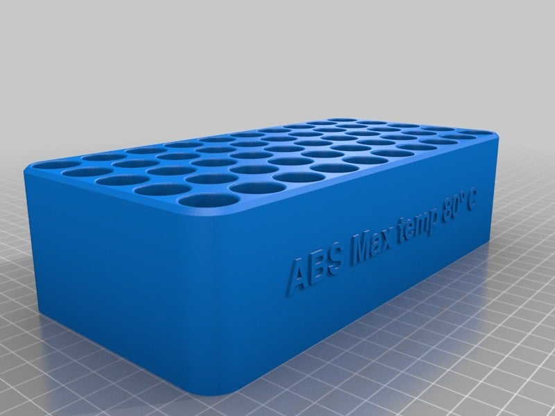 Free STL file Vial rack for 4 ml (15x45mm) or 12 ml (~15x100mm) vials ...