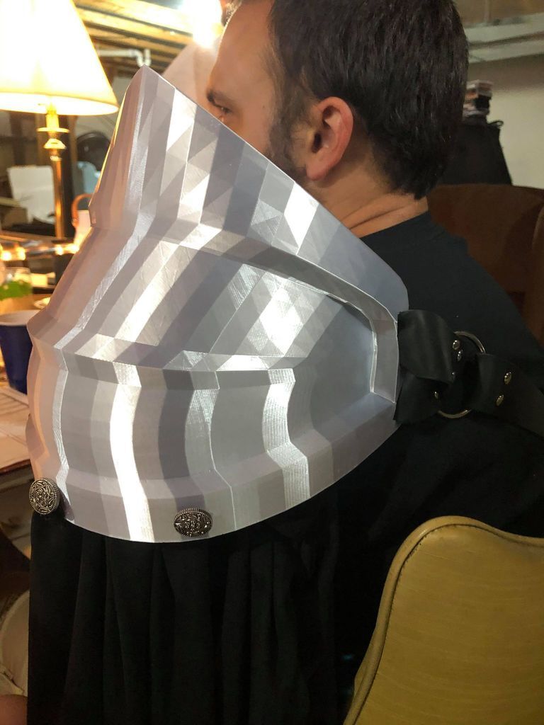 Free OBJ file Medieval Pauldron・3D print design to download・Cults