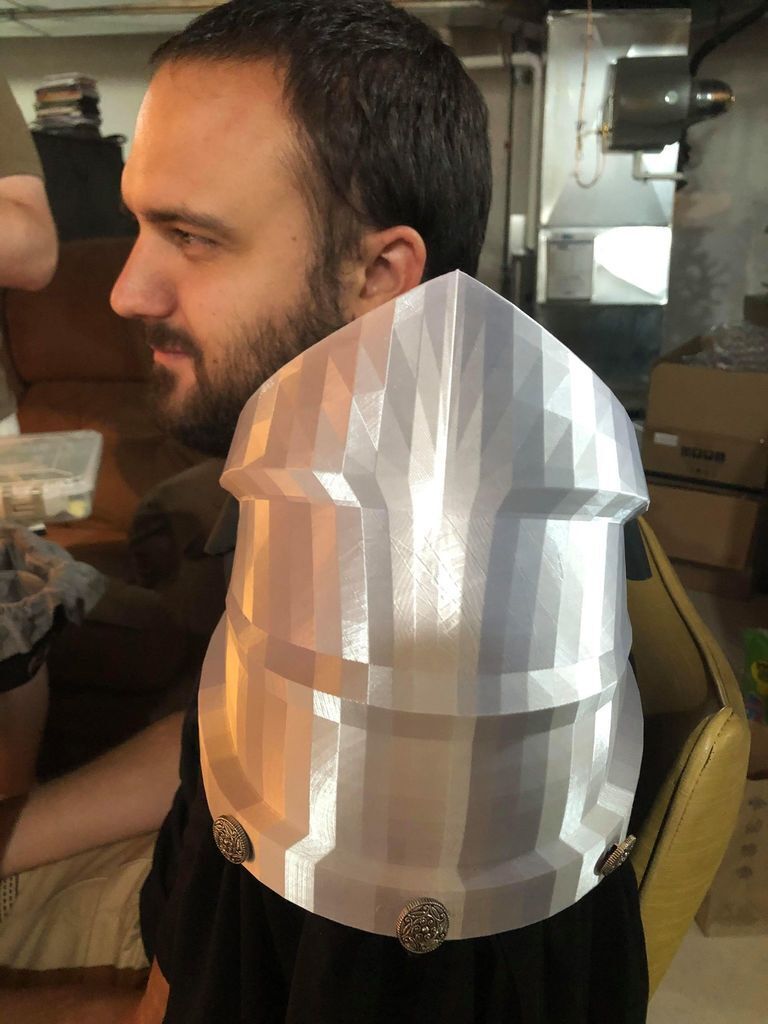 Free OBJ file Medieval Pauldron・3D print design to download・Cults